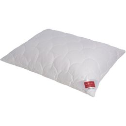Hefel Synthetikkopfkissen &raquo;Edition 101&laquo; 1 Stk. tlg. wei&szlig; Bezug Au&szlig;enkissen: 100% Baumwolle. F&uuml;llung: 100% Polyester. Steppf&uuml;llung Au&szlig;enkissen: 100% Lyocell 