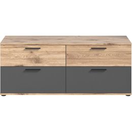 Home Affaire Lowboard &raquo;Riga&laquo; Breote 130 cm braun B/H/T: 130cm x 53cm x 47cm, 2 Stk.