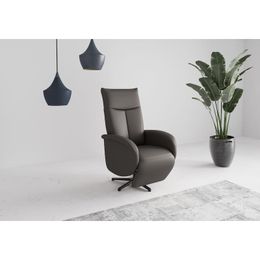 Sit & More sit&more TV-Sessel &raquo;Juma, inkl. Drehfunktion & Kopfteilverstellung&laquo; H&ouml;he Armlehne 62 cm, wahlweise mit Aufstehhilfe, 2 Motoren und Akku braun Leder,