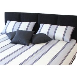 Westfalia Schlafkomfort Dekokissen (2 Stck.) grau Polyester B/L: 40cm x 80cm, 2 Stk.