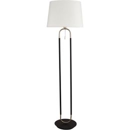 Searchlight Stehlampe &raquo;Stehlampe Jazz, 1-flammig&laquo; E27 1 Stk. Klassisches Ambiente silber 1, &Oslash; 45cm H: 161cm, 1 Stk.