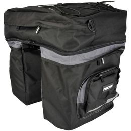 FISCHER BIKE FISCHER Fahrrad Fahrradtasche schwarz B/H/T: 47cm x 40cm x 6cm Fahrradtasche