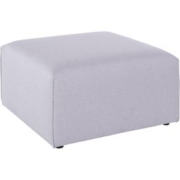 OTTO home Polsterhocker &raquo;N&ouml;re&laquo; Modul - zum Zusammenstellen; in vielen Bezugsqualit&auml;ten und Farben grau Samtoptik (100% Polyester);Struktur (100% 