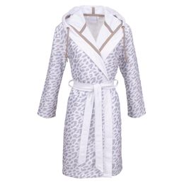 Carl Ross Damenbademantel &raquo;wash&wear&laquo; 1 Stk. Kapuze wei&szlig; Frottier 44/46 L: 100cm