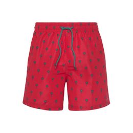 s.Oliver Herren s.Oliver Badeshorts mit Palmen-Design bunt S, N-Gr