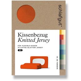 Schlafgut Kissenbezug &raquo;Pure flexibler Kissenbezug f&uuml;r Nackenst&uuml;tzkissen&laquo; Bio-Baumwolle mit Elasthan, mit Gummizug, b&uuml;gelfrei rot Bio-Baumwolle, Obermaterial: 95