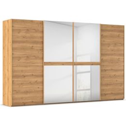 Rauch Schwebet&uuml;renschrank &raquo;Kleiderschrank Schrank Garderobe Schlafzimmerschrank SCALE-LINE&laquo; edle Optik mit Bauchbinde in Korpusfarbe mit Spiegel MADE 
