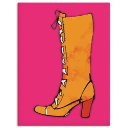 Artland Wandbild &raquo;Stiefel&laquo; Fashion 1 Stk. tlg. als Alubild, Leinwandbild, Poster, Wandaufkleber in verschied. Gr&ouml;&szlig;en Leinwand B/H/T: 90cm x 120cm, 