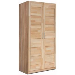 OTTO home Dreht&uuml;renschrank &raquo;Triest&laquo; teilmassiv, FSC -zertifizierte Buche beige B/H/T: 97cm x 200cm x 60cm, T&uuml;ren: 2 Stk.