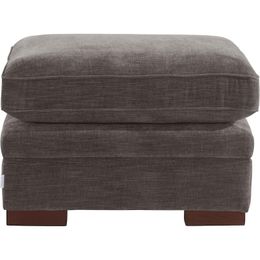 Home Affaire Polsterhocker &raquo;Broughton&laquo; weiche Polsterung, passend zur Serie "Broughton", in 3 Bezugsarten grau 100% Polyester B/H/T: 79cm x 51cm x 