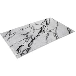 Vossen Badematte &raquo;&raquo;Marble&laquo;&laquo; H&ouml;he 16 mm fu&szlig;bodenheizungsgeeignet grau Polyacryl rechteckig (60cm x 100cm ), 1 Stk.