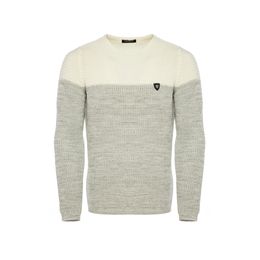 Carisma Pullover Herren Gr&ouml;&szlig;e XL ecru / graumeliert
