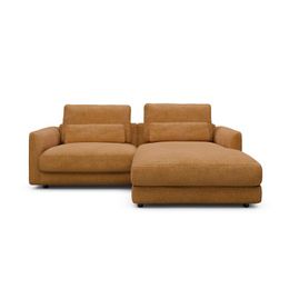 Ecksofa &raquo;Polsterecke, L-Form, Eckcouch, mit Federkern, inkl. Kissen&laquo; legerer Sitzkomfort zum Entspannen und Verweilen gelb B/H/T: 225cm x 68cm x 171cm