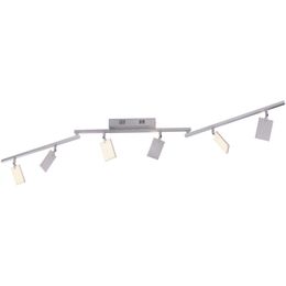Neuhaus PURE LED Deckenleuchte &raquo;PURE Mira&laquo; LED-Board 1 Stk. warmwei&szlig; - kaltwei&szlig; Dimmbar &uuml;ber Fernbedienung, CCT, Spotk&ouml;pfe verstellbar 6, H: 13cm, 1 
