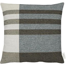 Apelt Dekokissen &raquo;River&laquo; Kissenh&uuml;lle mit F&uuml;llung, 1 St&uuml;ck braun Polyester B/L: 45cm x 45cm, 1 Stk.