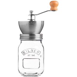 Kilner Kaffeem&uuml;hle Inhalt 0,5 Liter silber Einheitsgr&ouml;&szlig;e