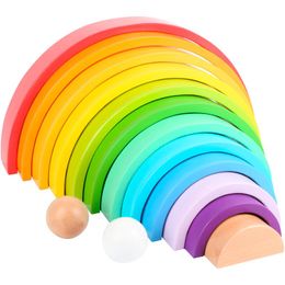 Small Foot Spielbausteine &raquo;Regenbogen XL&laquo; bunt Einheitsgr&ouml;&szlig;e Spielbausteine