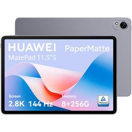 Huawei Tablet &raquo;Matepad 11.5 S&laquo; (29,21 cm / 11,5 &prime;&prime;) HarmonyOS 256 GB WQHD+ 2K FullView Display, WiFi 6, 8 GB + 256 GB) grau 8 GB RAM und 256 GB interner 