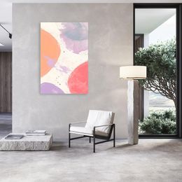 queence Acrylglasbild &raquo;Bunte Farbpunkte als Wanddeko&laquo; Abstrakt Abstrakte Formen Gem&auml;lde Kunst 1 Stk. tlg. Kunstdruck in Galeriequalit&auml;t inkl. 