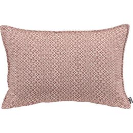 HOCK Dekokissen &raquo;Ivy&laquo; leicht gemustert, Kissenh&uuml;lle mit F&uuml;llung, 1 St&uuml;ck rot Polyester B/L: 40cm x 60cm, 1 Stk.