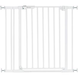hauck T&uuml;rschutzgitter &raquo;Clear Step Autoclose 2 Set inklusive Verl&auml;ngerung 9 cm, White&laquo; auch als Treppenschutzgitter verwendbar; 84-89 cm; flacher Durchgang 