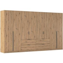 OTTO home Dreht&uuml;renschrank &raquo;Kleiderschrank Schrank Garderobe AGORDO mit Dekor- oder Hochglanzfront&laquo; in zwei Griff-Farben, Breite 360 cm, mit 