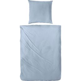 Primera Bettw&auml;sche &raquo;Fa&uacute;xuni&laquo; 3 Stk. mit grafischen kleinen Mustern blau Satin, Obermaterial: 100% Baumwolle B/L: 240cm x 220cm, 1 Stk., 1 Stk., Satin, B/L: 