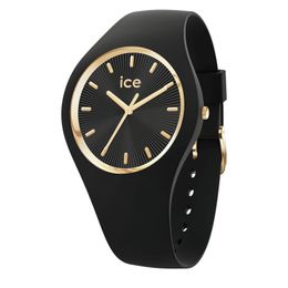 Ice Watch Ice-Watch Damen ice-watch Quarzuhr &raquo;ICE champagne&laquo; Armbanduhr, Damenuhr, Silikonarmband, analog schwarz Einheitsgr&ouml;&szlig;e