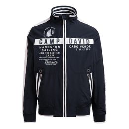 CAMP DAVID Jacke Herren Gr&ouml;&szlig;e M navy / wei&szlig; Sommerjacke