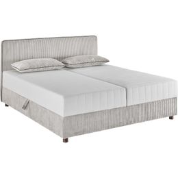 ATLANTIC HOME COLLECTION Bett &raquo;Corinna&laquo; Boxbett inkl. Stauraum, Cord, erh&auml;ltlich in unterschiedlichen Breiten grau Liegefl&auml;che L&auml;nge B: 200cm x 180cm,