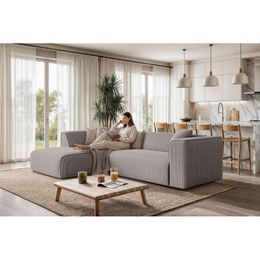 OTTO home Ecksofa &raquo;Merid L-Form, Sofa-Fix, B: 254 cm - OTTO. Verl&auml;ssliche Qualit&auml;t.&laquo; Ottomane rechts/links, belastbar bis 460kg, nicht modulare Sofa 