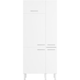 Optifit K&uuml;che &raquo;Lilly&laquo; Breite 90 cm, wahlweise mit E-Ger&auml;t wei&szlig; B/H/T: 90cm x 211,8cm x 58,4cm, ohne E-Ger&auml;t