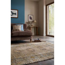 FLAIR RUGS Teppich &raquo;AVENA VINTAGE&laquo; rechteckig 0 mm H&ouml;he beige Oberfl&auml;che: 49% Jute, 27% Wolle, 24% Synthetik. R&uuml;ckseite: 49% Jute, 27% Wolle, 24% 