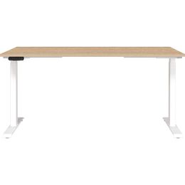 Germania Schreibtisch &raquo;Jet&laquo; B/H/T: 160cm x 72cm x 80cm, Gestellfarbe wei&szlig;