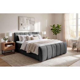 OTTO home Boxbett &raquo;DORA, Doppelbett inkl. Bettkasten, Federkernbett, Breiten: 160, 180 cm&laquo; Boxbett: 5-Z-Taschenfederkern im Unterbau, H&auml;rtegrad 3, 