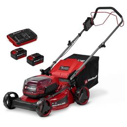 Einhell Akkurasenm&auml;her &raquo;GC-CM 36/46 S Li BL (2x4,0Ah)&laquo; Inkl. Akku und Twincharger rot Radantrieb mit variabler Geschwindigkeitsregulation