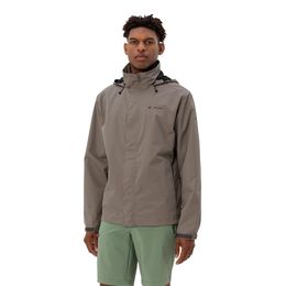 Vaude Herren Vaude Regenjacke &raquo;Men's Escape Light Jacket&laquo; mit Kapuze mit zwei Rei&szlig;verschlusstaschen, atmungsaktiv, schnell trocknend braun XXL