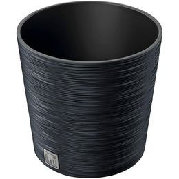 Prosperplast Blumentopf &raquo;FURU RO&laquo; grau Kunststoff &Oslash; 25cm