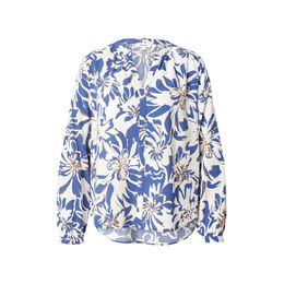 s.Oliver Bluse Damen Gr&ouml;&szlig;e L blau / braun / wei&szlig;