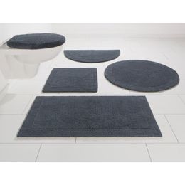 OTTO home Badematte &raquo;Kapra, Badvorleger, Badezimmer Teppich&laquo; H&ouml;he 14 mm beidseitig nutzbar fu&szlig;bodenheizungsgeeignet strapazierf&auml;hig mit Bord&uuml;re, 