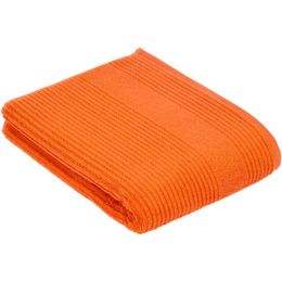 Vossen Badetuch &raquo;Tomorrow&laquo; orange Webfrottier, Baumwolle B/L: 67cmx140cm, 1 Stk., Webfrottier