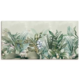 Artland Wandbild &raquo;Exotischer Floral Garten Landschaft&laquo; Blumenwiese 1 Stk. tlg. als Alubild, Leinwandbild, Poster, Wandaufkleber in verschied. Gr&ouml;&szlig;en Leinwand 
