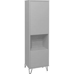 M&auml;usbacher Vitrine &raquo;Bonnie&laquo; Vitrine mit Drahtgestell grau B/H/T: 41cm x 145cm x 32cm, T&uuml;ren: 1 Stk.