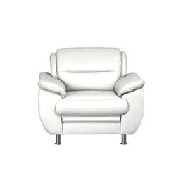 Sit & More sit&more Sessel &raquo;Mailand, B: 99 cm&laquo; individuell zu kombinieren wei&szlig; Luxus-Kunstleder;Kunstleder Softlux ;NaturLEDER (echtes Rindleder)/Korpus 