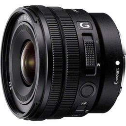 Sony Objektiv &raquo;SEL-P1020G E PZ 10-20 mm F4 G&laquo; schwarz Hintere Objektivkappe, Streulichtblende und Vordere Objektivkappe inbegriffen