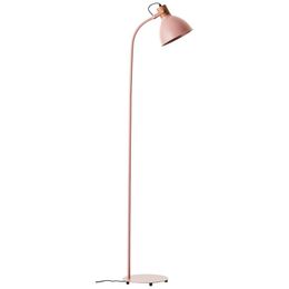 Brilliant Stehlampe &raquo;Erena&laquo; E27 H&ouml;he 150 cm, E27, Metall/Holz pink 1, H: 150cm