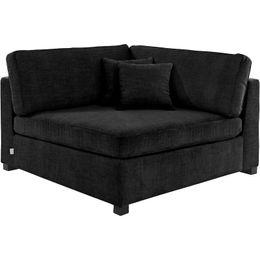 Home Affaire Sofa &raquo;Skara XXL&laquo; Eckelement zur individuellen Polstergarnitur-Gestaltung grau 100% Polyester B/H/T: 130cm x 86cm x 130cm, Samtvelours, 