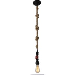 N&auml;ve n&auml;ve LED Pendelleuchte &raquo;Vintage&laquo; E27 Warmwei&szlig; LED H&auml;ngelampe, LED H&auml;ngeleuchte schwarz 1