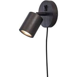 GOOD&MOJO Wandleuchte &raquo;JAVA&laquo; GU10 1 Stk. schwarz 1, &Oslash; 12cm H: 12cm, 1 Stk.