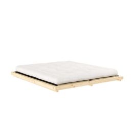 Karup Design Futonbett &raquo;FSC Massivholz Futonbett, excl. Matratze, mit Lattenrost&laquo; Minimalistisches Design, ein zeitloser Klassiker f&uuml;r moderne R&auml;ume beige 